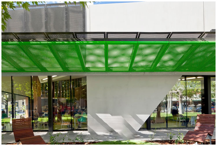 Architectural Perforated Metal Comes in Various Patterns & Sizes
