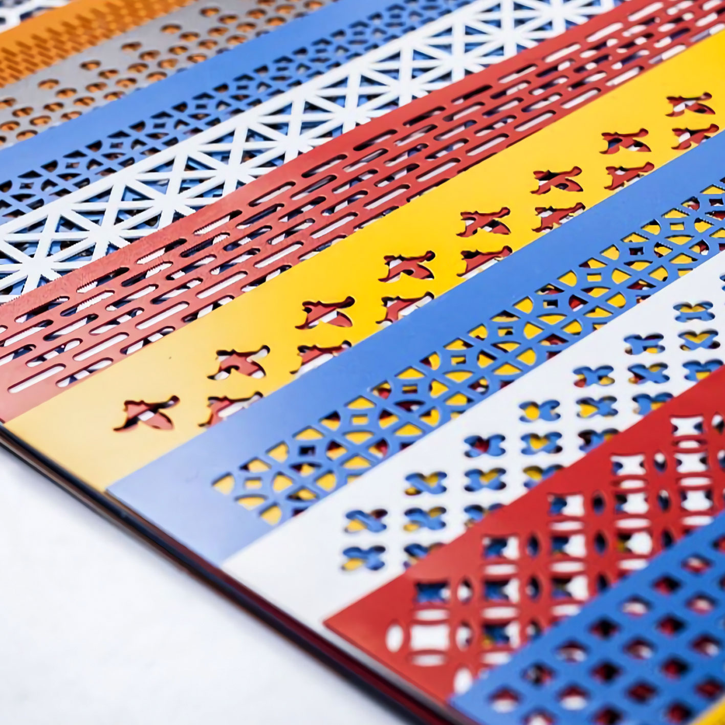 Architectural Perforated Metal Comes in Various Patterns & Sizes