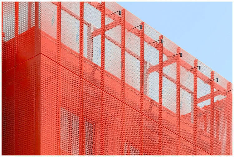 Architectural Perforated Metal Comes in Various Patterns & Sizes