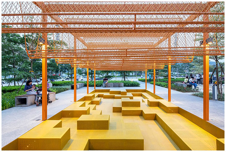 Architectural Perforated Metal Comes in Various Patterns & Sizes